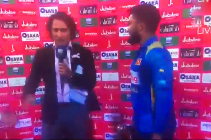 Hilarious video of Ramiz Raza interviewing Hasaranga goes viral ...
