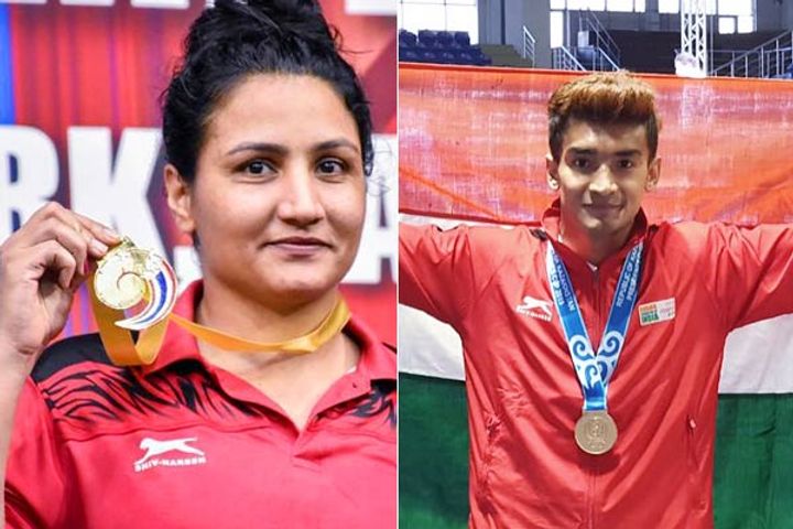 Boxing: Shiva Thapa, Pooja Rani win gold at Olympic Test event ...