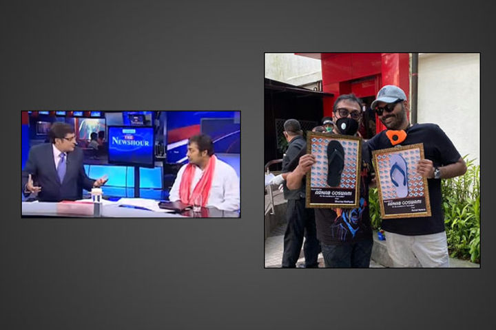 After gifting Chappal, Anurag shares old video with Arnab, where journalist was lauding the ...